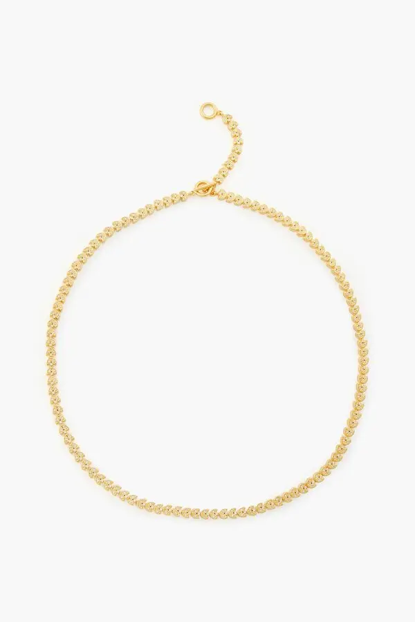 Zimmermann 12-karat -plated Crystal Choker - Gold