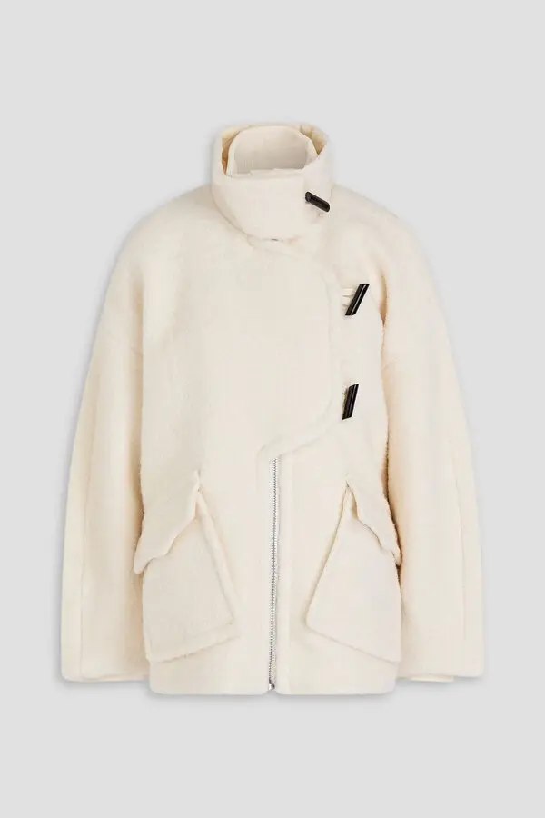 GANNI Wool-blend Bouclé Jacket
