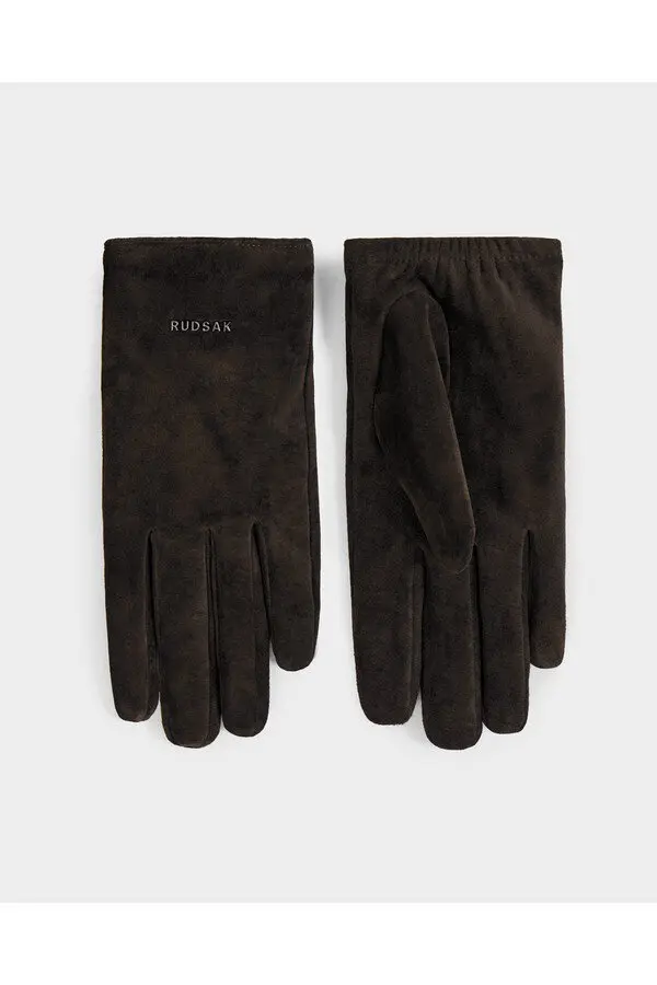 Rudsak Suede Gloves - Brown