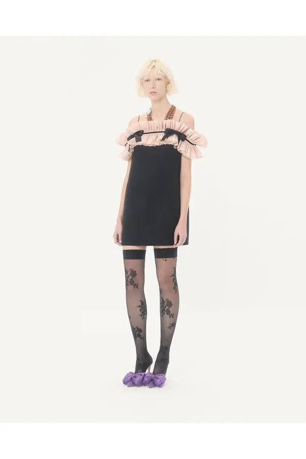 Valentino Garavani Crepe Couture Short Dress