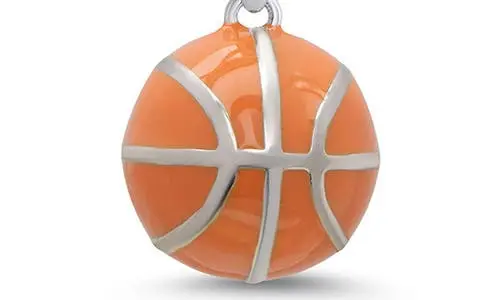 LILY NILY 3d Basketball Pendant Necklace