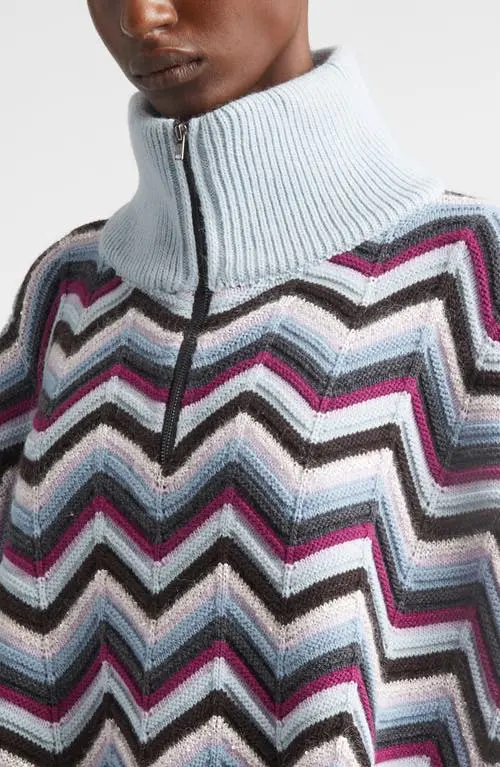 Missoni Zigzag Sequin Poncho