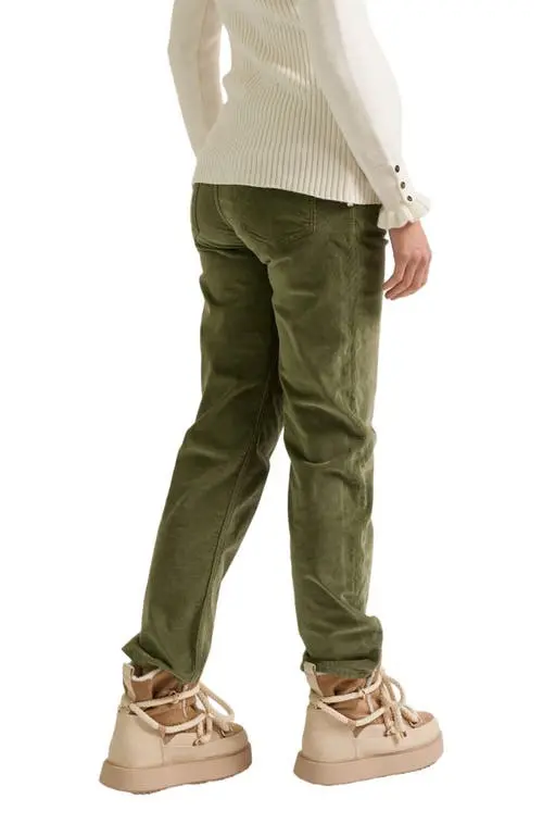 CACHE COEUR William Maternity Corduroy Pants - Khaki