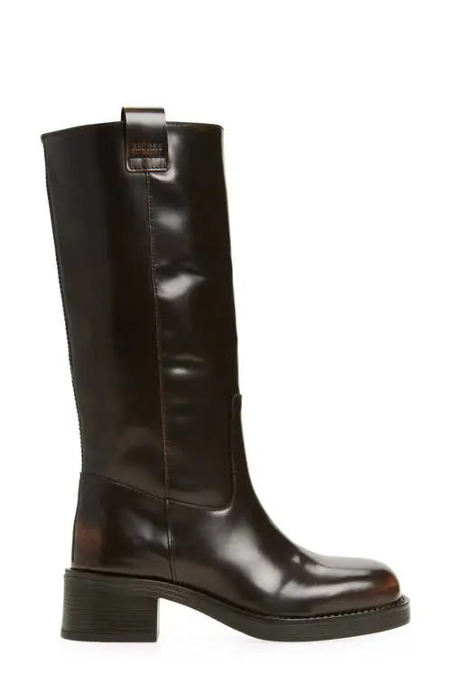 ALOHAS Sajan Round-toe Boot - Brown