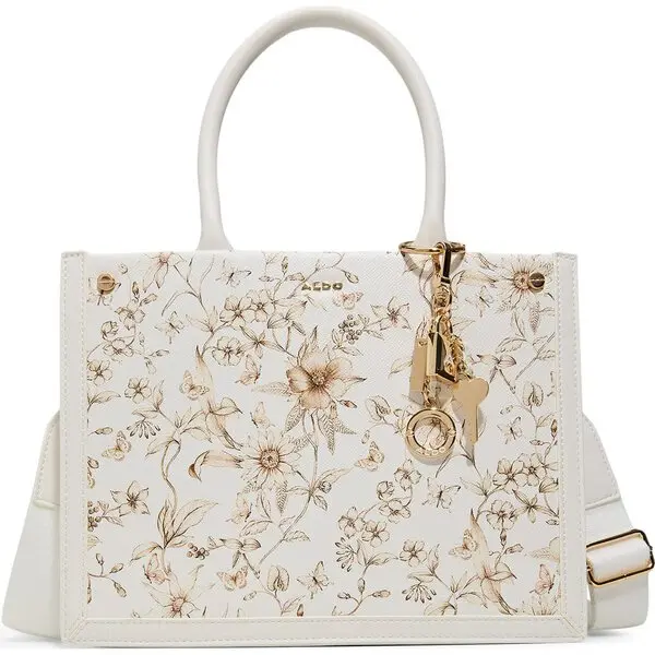 Aldo Faux Leather Tote With Print