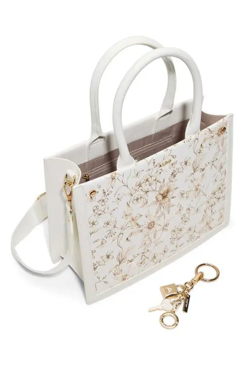 Aldo Faux Leather Tote With Print