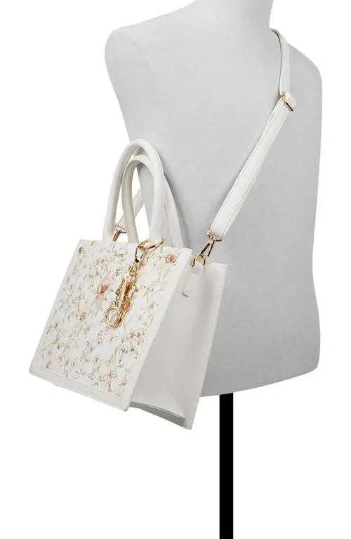 Aldo Faux Leather Tote With Print