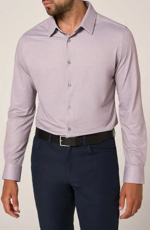 7 Diamonds Granger Wrinkle Resistant Performance Button-up Shirt - Dusty Rose