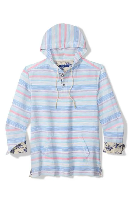 Tommy Bahama Sand Linen Los Bellos Stripe Baja Pullover Hoodie