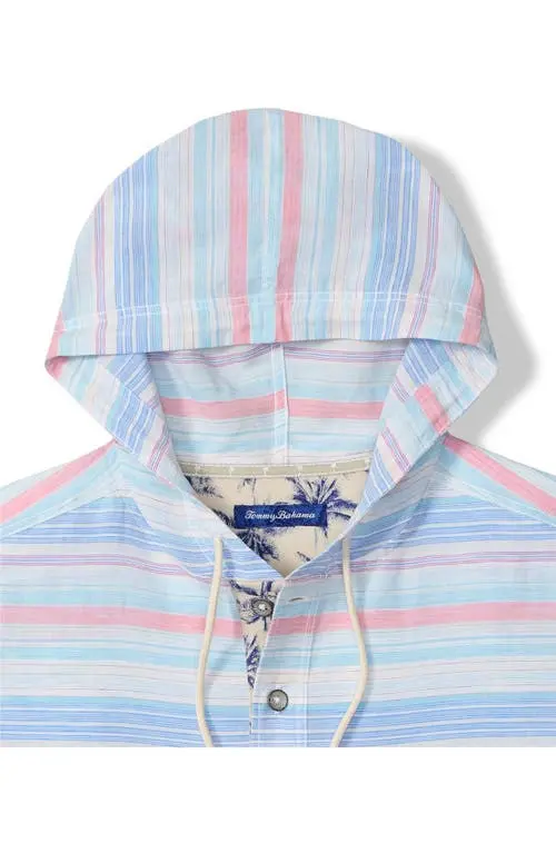 Tommy Bahama Sand Linen Los Bellos Stripe Baja Pullover Hoodie