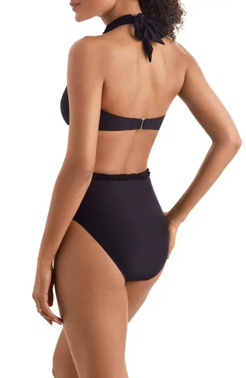 MIMI FLAMINGO Sonny Ruffle Cutout One-piece Swimsuit