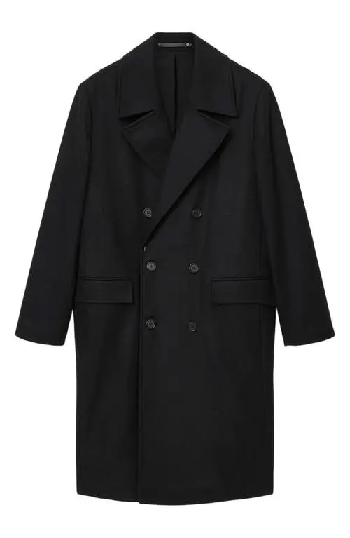 ALLSAINTS Curran Double Breasted Topcoat
