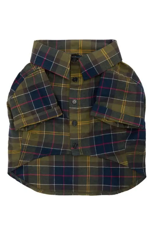 Barbour Tartan Fortrose Cotton Flannel Dog Shirt
