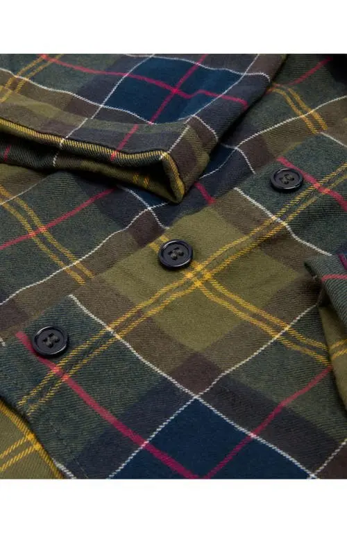 Barbour Tartan Fortrose Cotton Flannel Dog Shirt