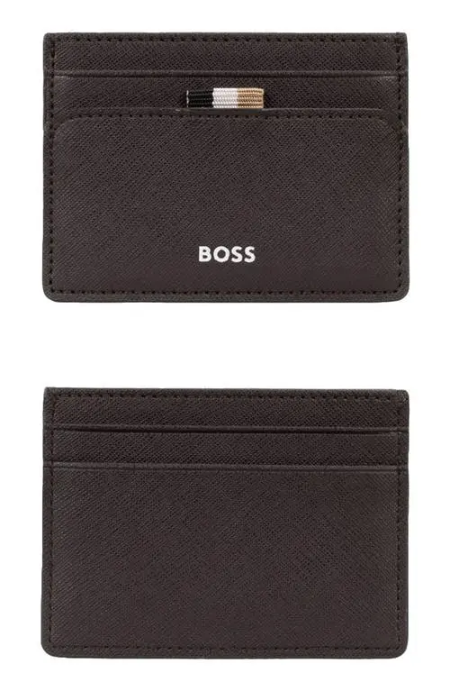 Hugo Zair Bonded Leather Card Holder