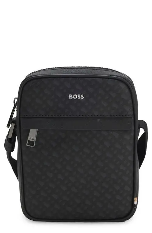 Hugo Zair Bonded Leather Crossbody Bag