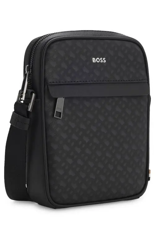 Hugo Zair Bonded Leather Crossbody Bag