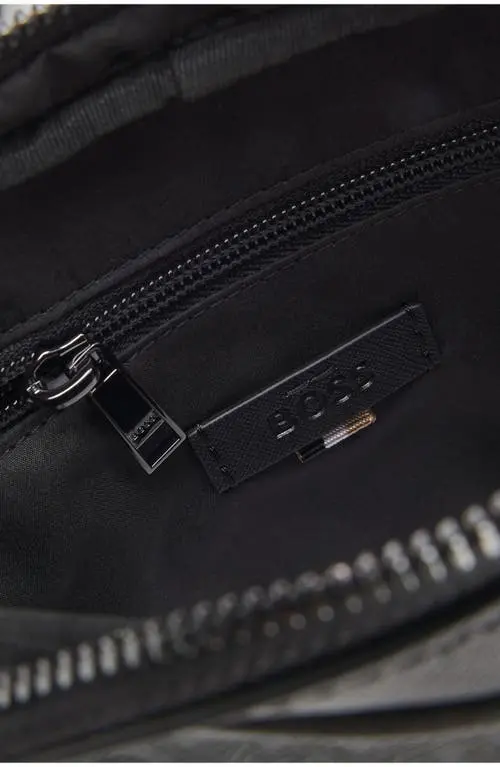 Hugo Zair Bonded Leather Crossbody Bag