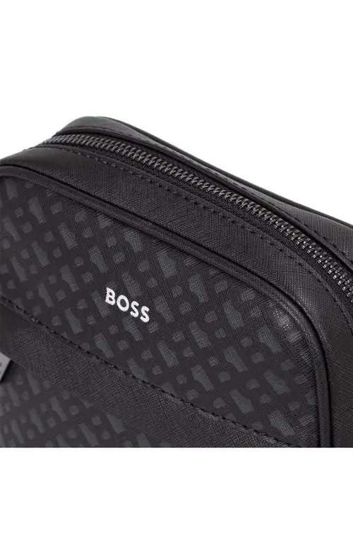 Hugo Zair Bonded Leather Crossbody Bag