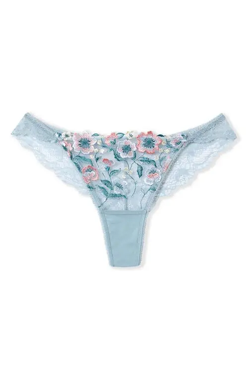 ETAM Allure Embroidered Tanga Thong
