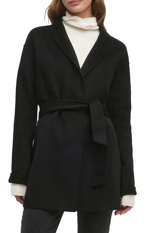 FAVORITE DAUGHTER The Jasper Wool Blend Wrap Coat