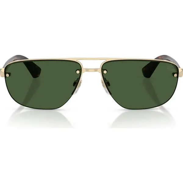 Burberry Oversize Irregular Sunglasses - Light Gold