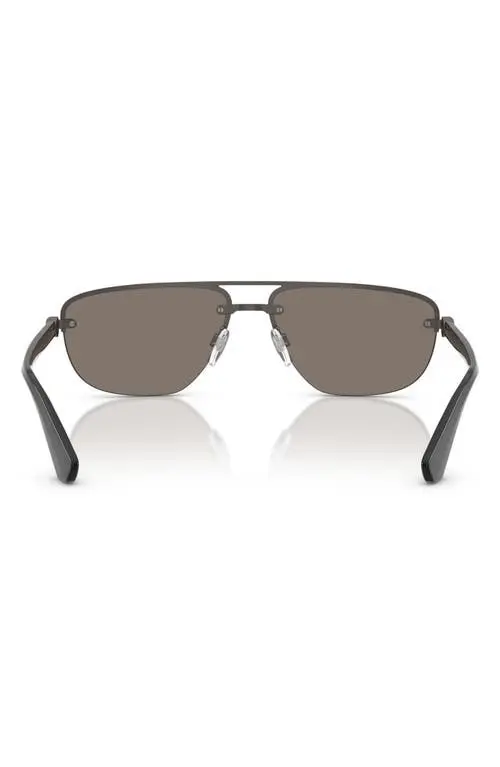 Burberry Oversize Irregular Sunglasses - Matte Grey
