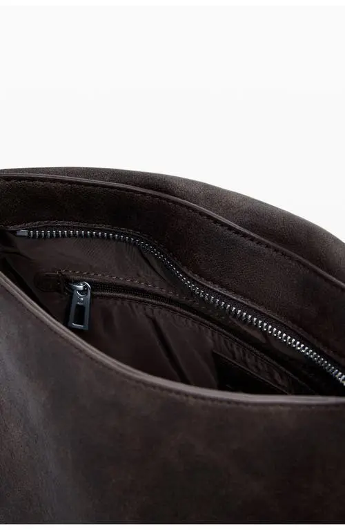 Desigual Studded Crossbody Bag - Dark Brown