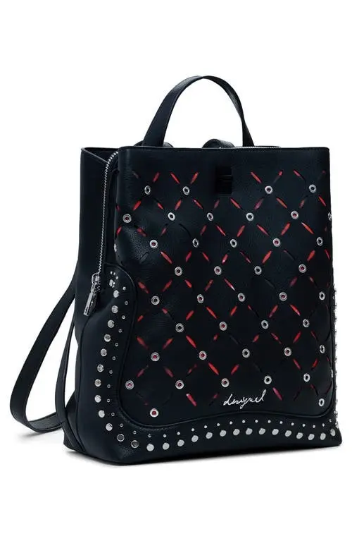 Desigual Mini Faux Leather Backpack
