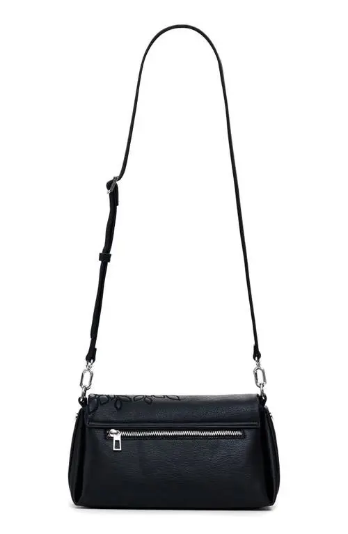 Desigual Faux Leather Crossbody Bag - Black