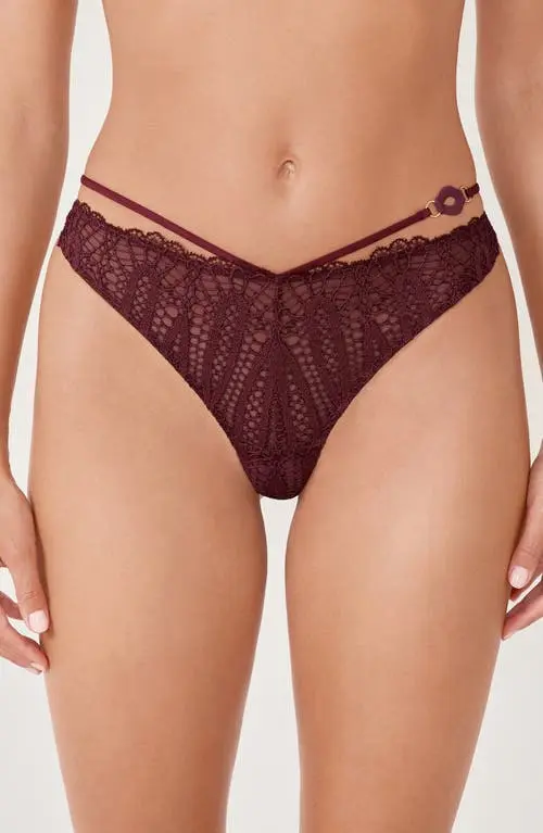 ETAM Virtuose Tanga - Garnet Red