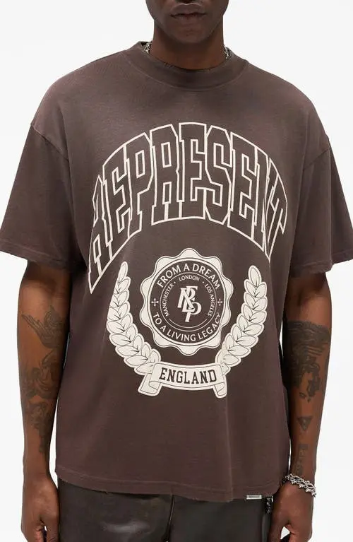 REPRESENT Legacy Crest Graphic T-shirt - Nero