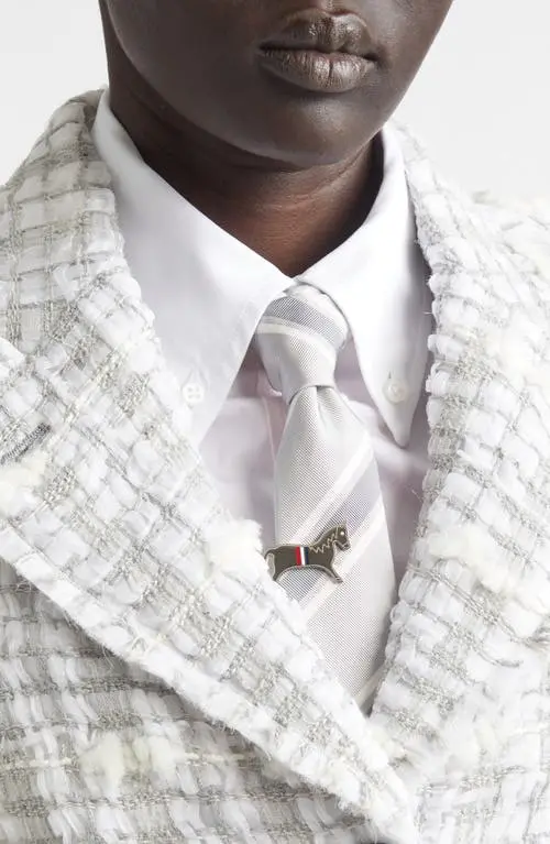 Thom Browne Horse Sterling & Enamel Tie Clip