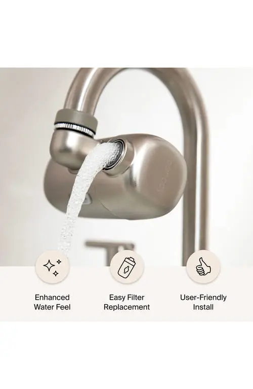 CANOPY Faucet Water Filter - Brushed Nickel