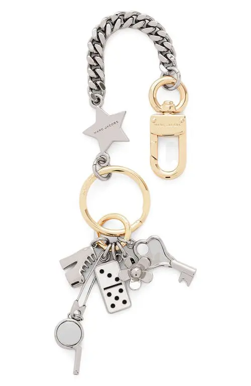 Marc Jacobs The Domino Effect Bag Charm - Nickel