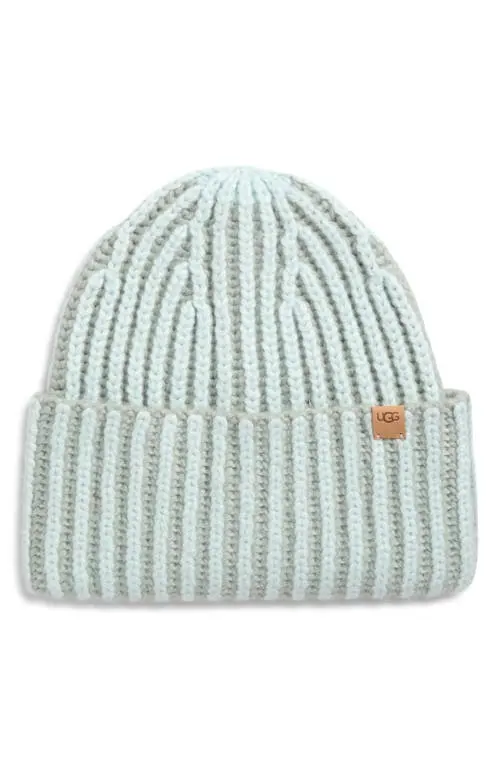 UGG Chunky Plaited Beanie - Grey Mist Multi