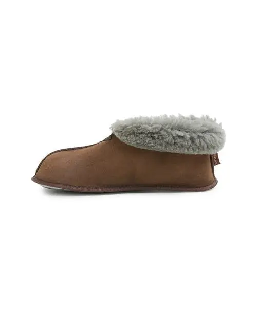 CELTIC & CO. British Soft Sole Bootee Slipper - Khaki