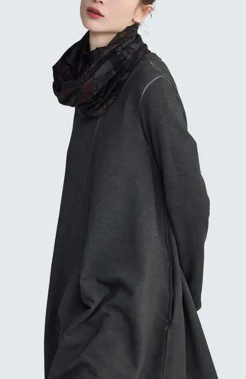 LUUKAA Dewy Sculptural Jersey Collar Scarf