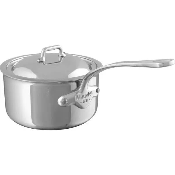 MAUVIEL M'cook 1.2 Qt Stainless Steel Saucepan & Lid - Silver