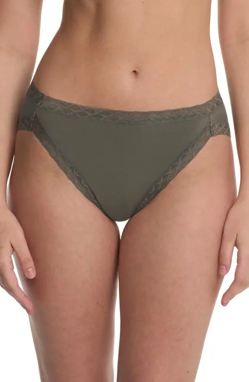 Natori Bliss Cotton French Cut Brief 2-pack - Flint/royal Fig