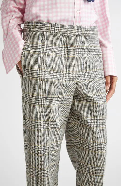 Thom Browne Pow Glen Plaid Tweed Trousers - Black/white