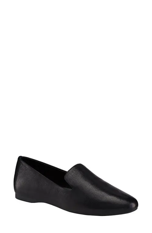 BIRDIES The Starling Leather Flat - Jet Leather