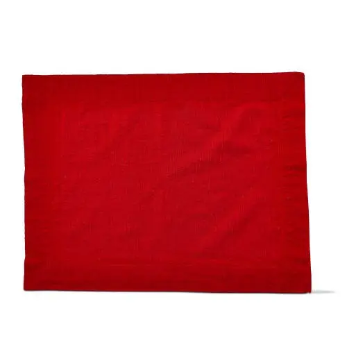 TAG Threads Slub Cotton Placemat - Red