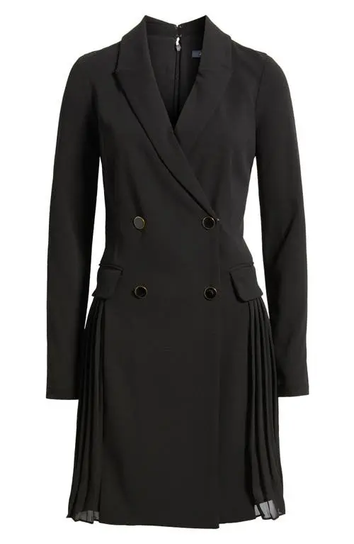 Julia Jordan Double Breasted Long Sleeve Coat Dress
