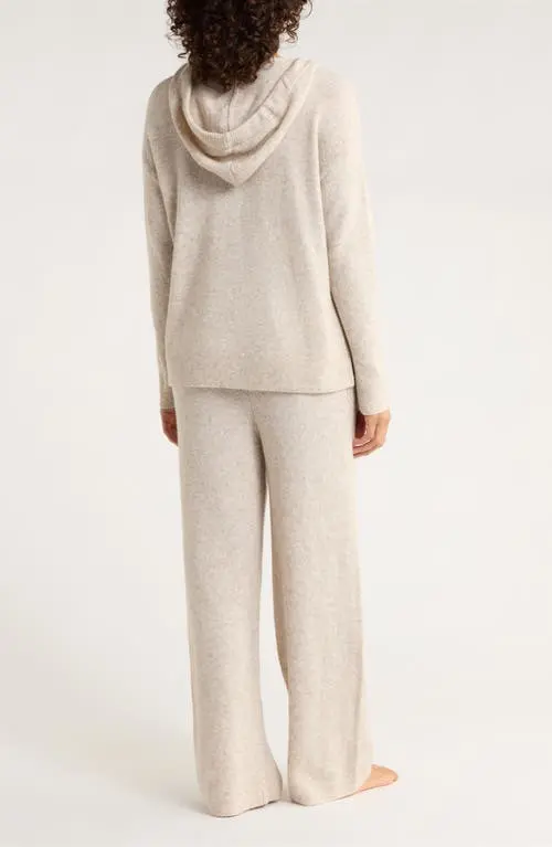Nordstrom Hooded Lounge Set - Beige Oatmeal Heather