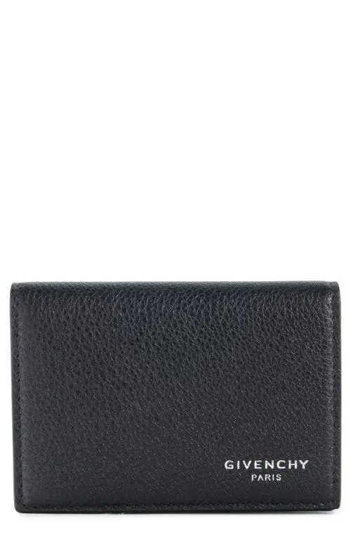 Givenchy Leather Business Card Holder - Black