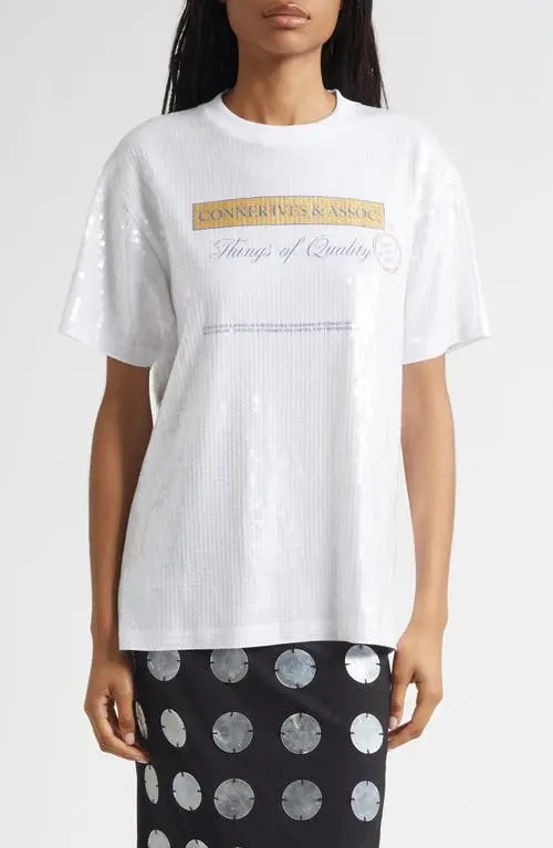 CONNER IVES Associates Sequin T-shirt