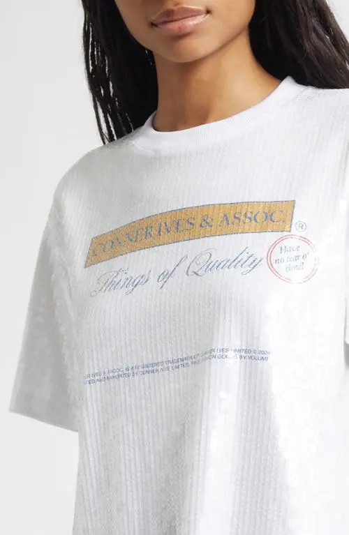 CONNER IVES Associates Sequin T-shirt