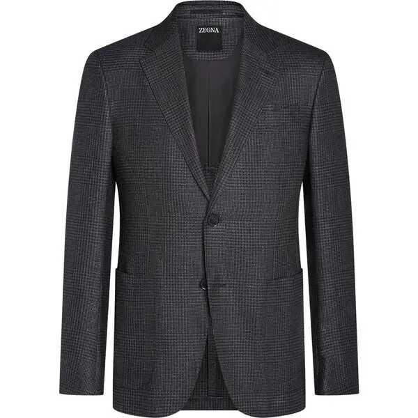 Zegna Sport Coat - Grey/black