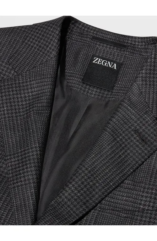 Zegna Sport Coat - Grey/black